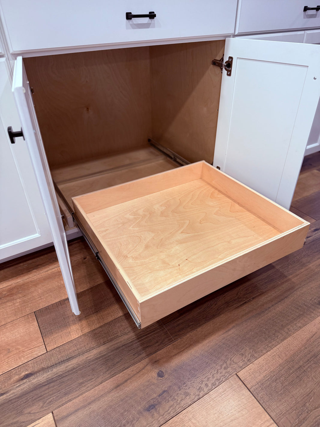Single Slide-Out Drawers & Shelves – Interior Cabinet Solutions
