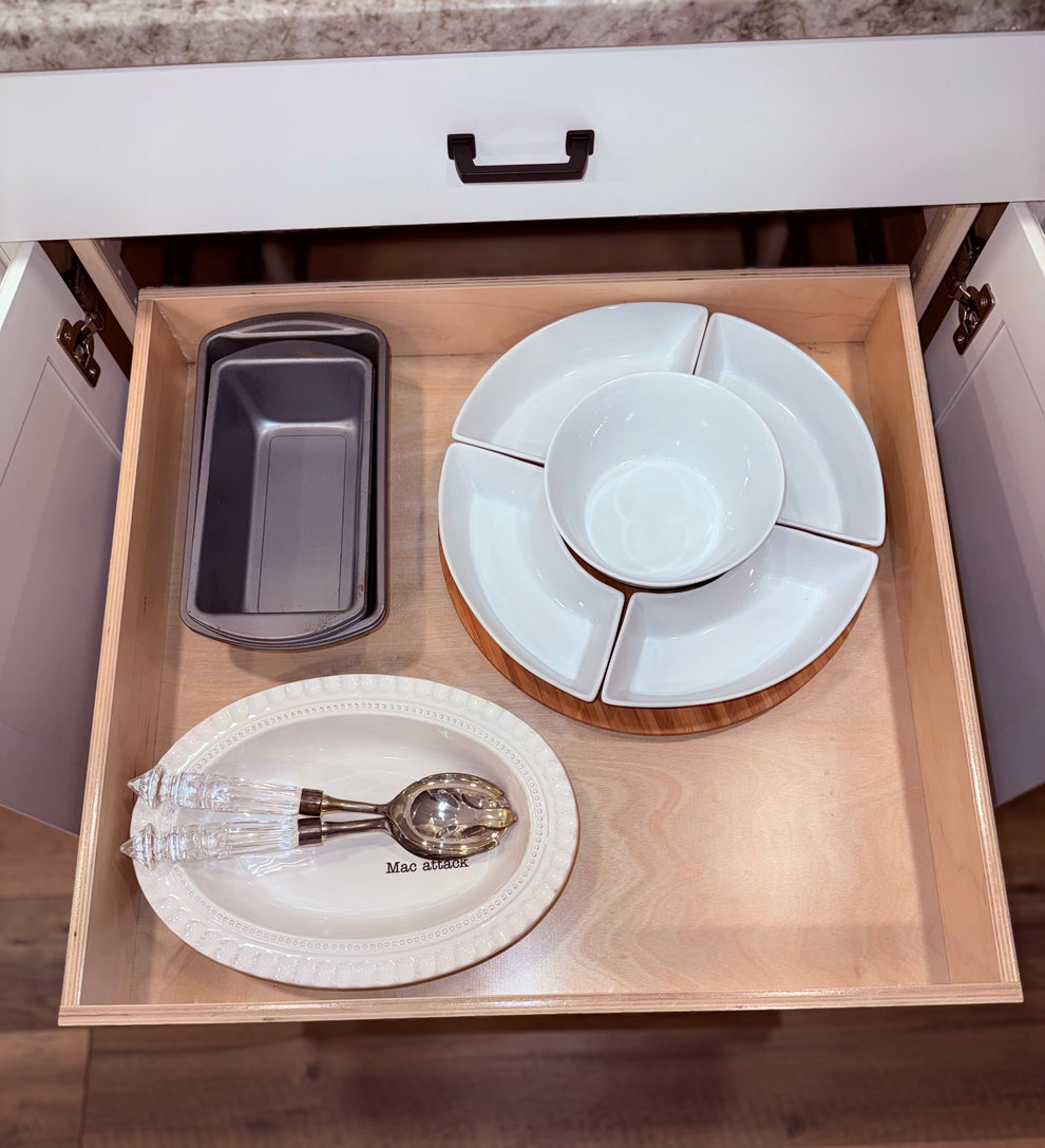 Triple pull out drawer – Interior Cabinet Solutions