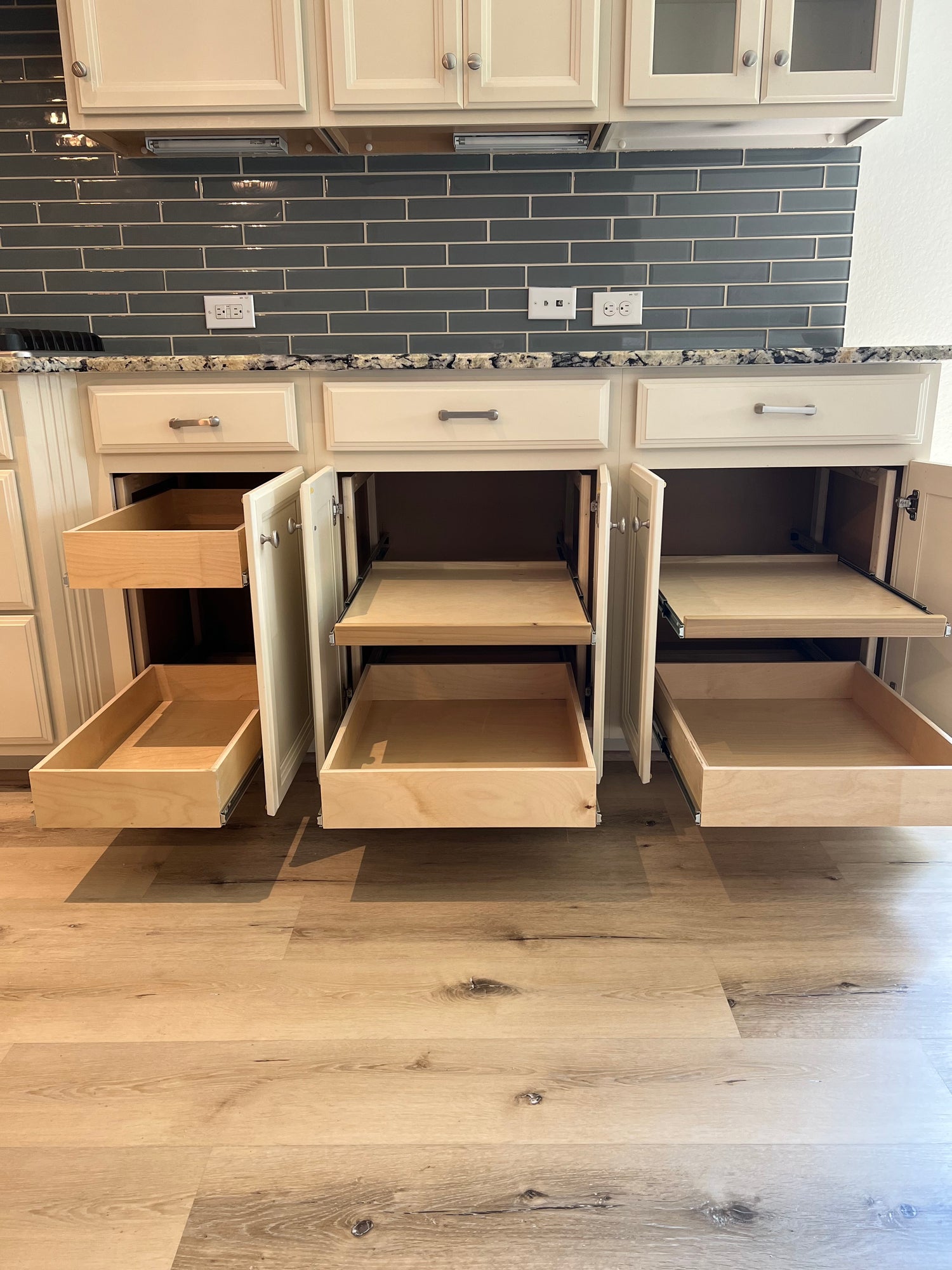 Interior Cabinet Solutions | Custom Slide-Out Shelves & Drawers